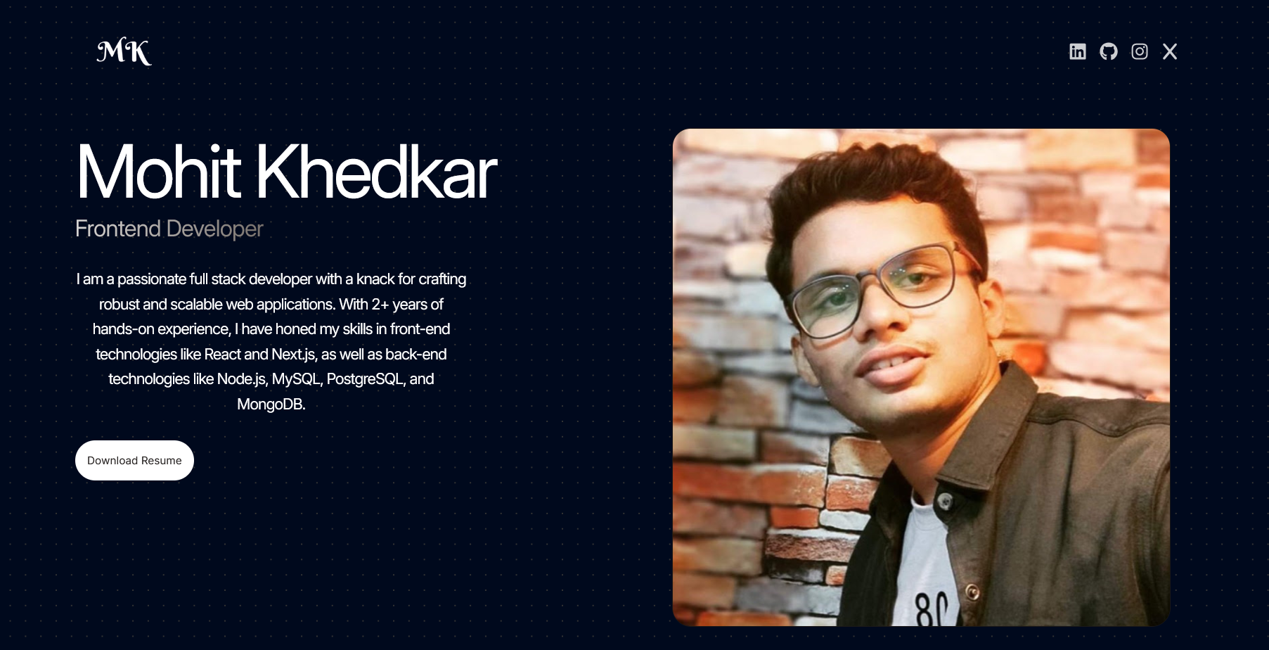 Mohit Khedkar | Portfolio